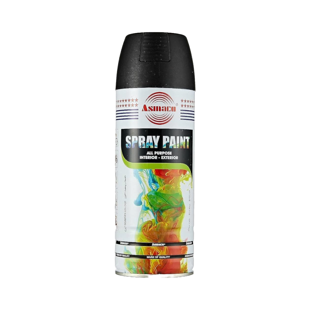 Asmaco Spray Paint Matt White 400ml in Dubai - NQCART UAE