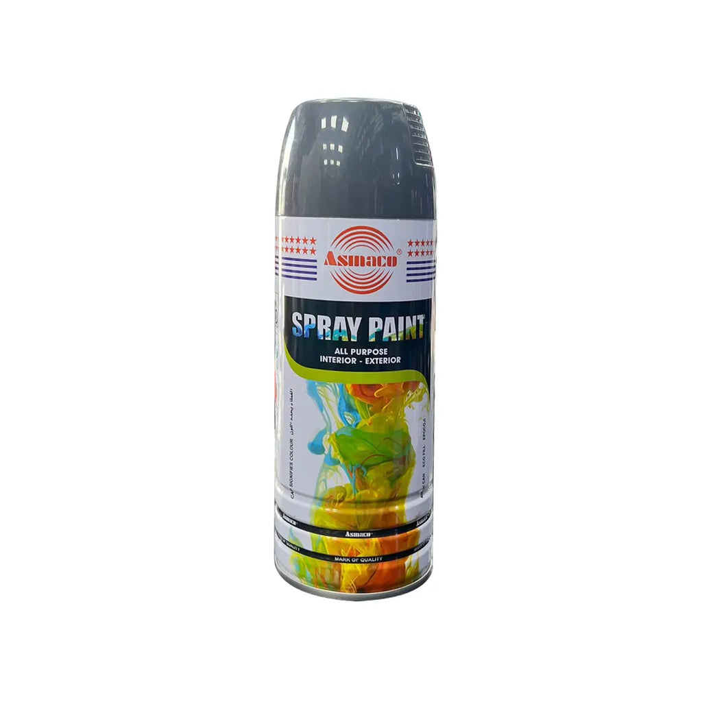 Asmaco Spray Paint Grey 400ml in Dubai - NQCART UAE