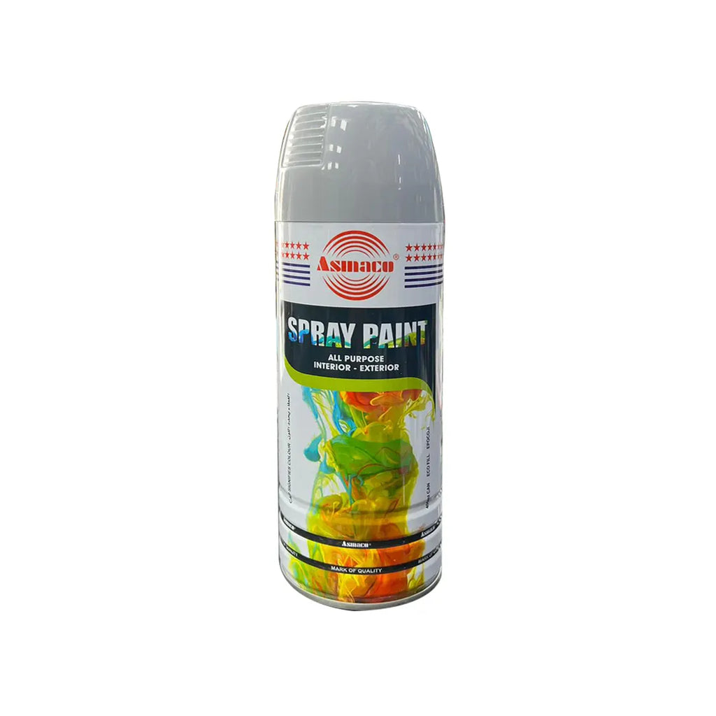 Asmaco Spray Paint Silver Grey 400ml in Dubai - NQCART UAE