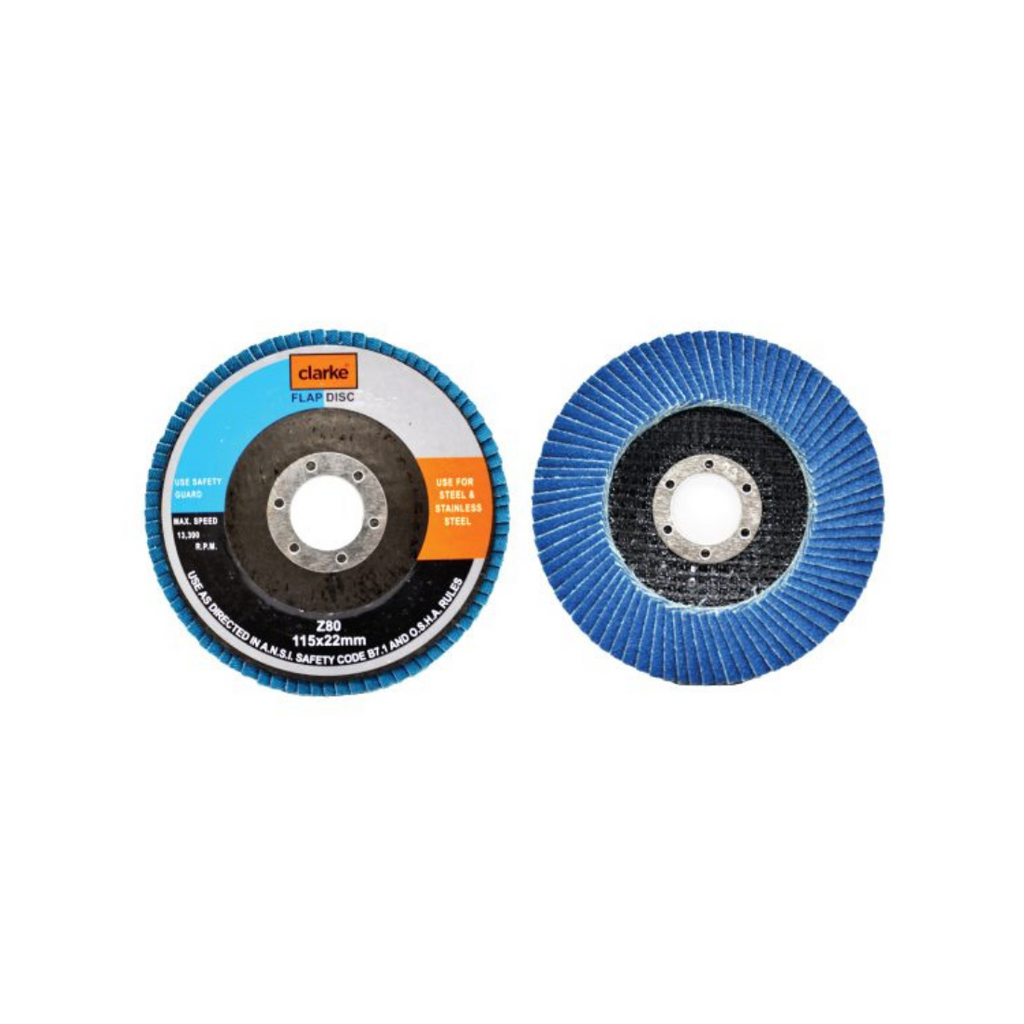 CClarke FD4.5X80SSCL S.S. Flap Disc 80 Grit in Dubai | UAE NQCART
