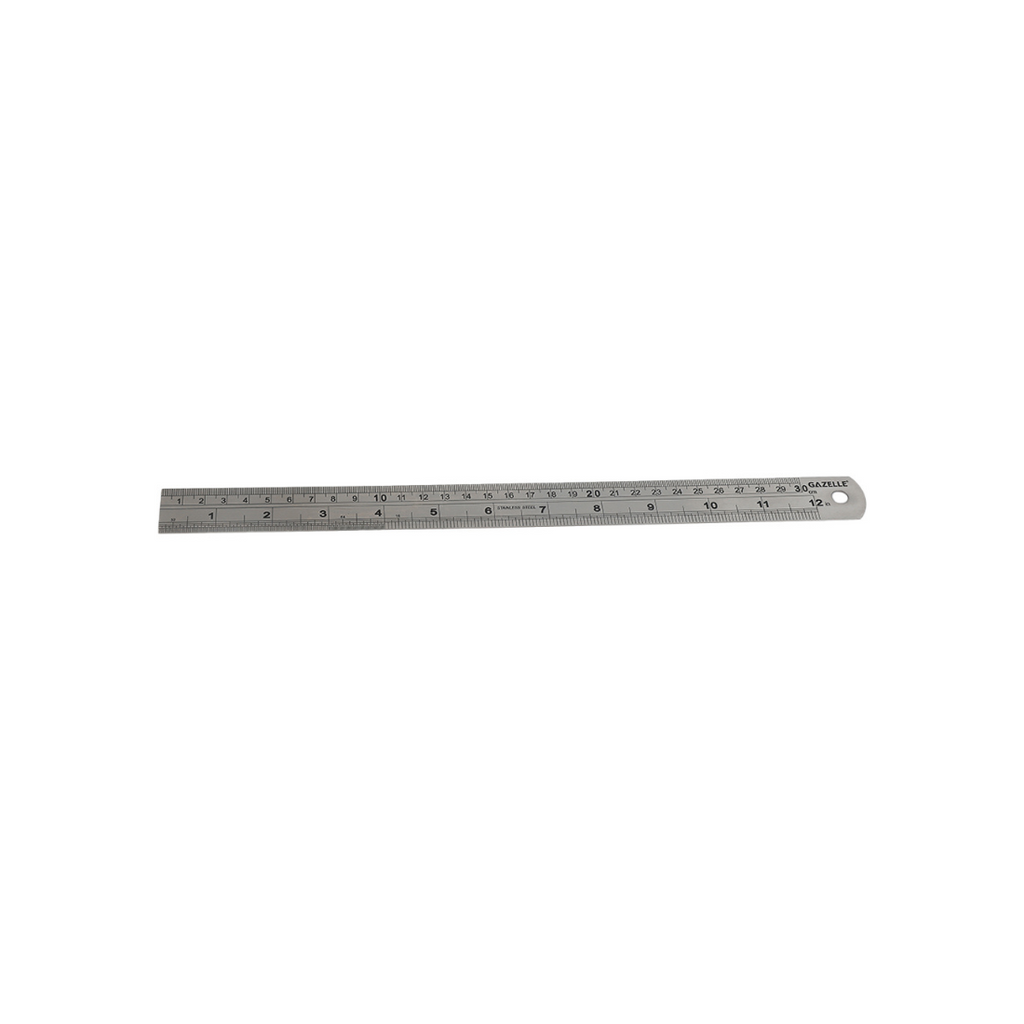 Gazelle Stainless Steel Ruler G80218 12 Inch 30cm in Dubai | UAE