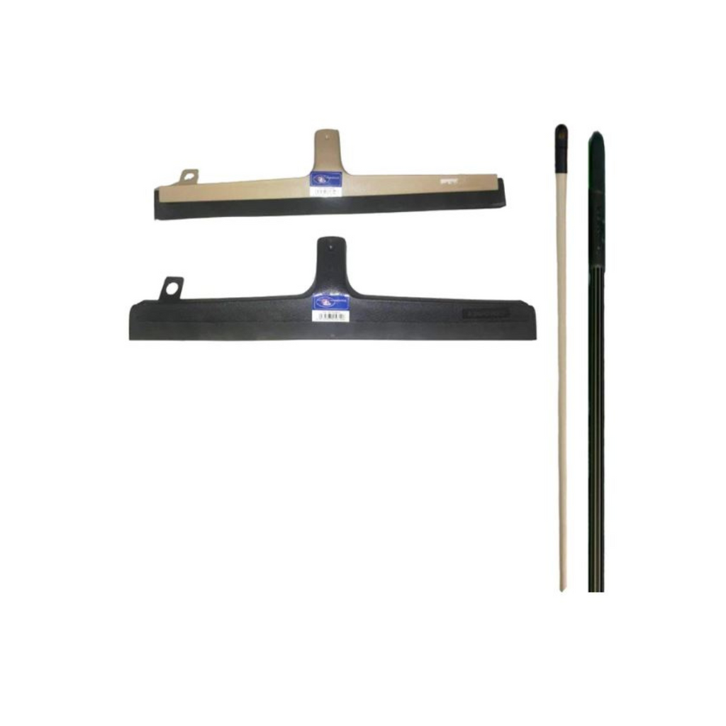 Sponge Wiper with Metal Handle Hygiene System Beige & Black in UAE
