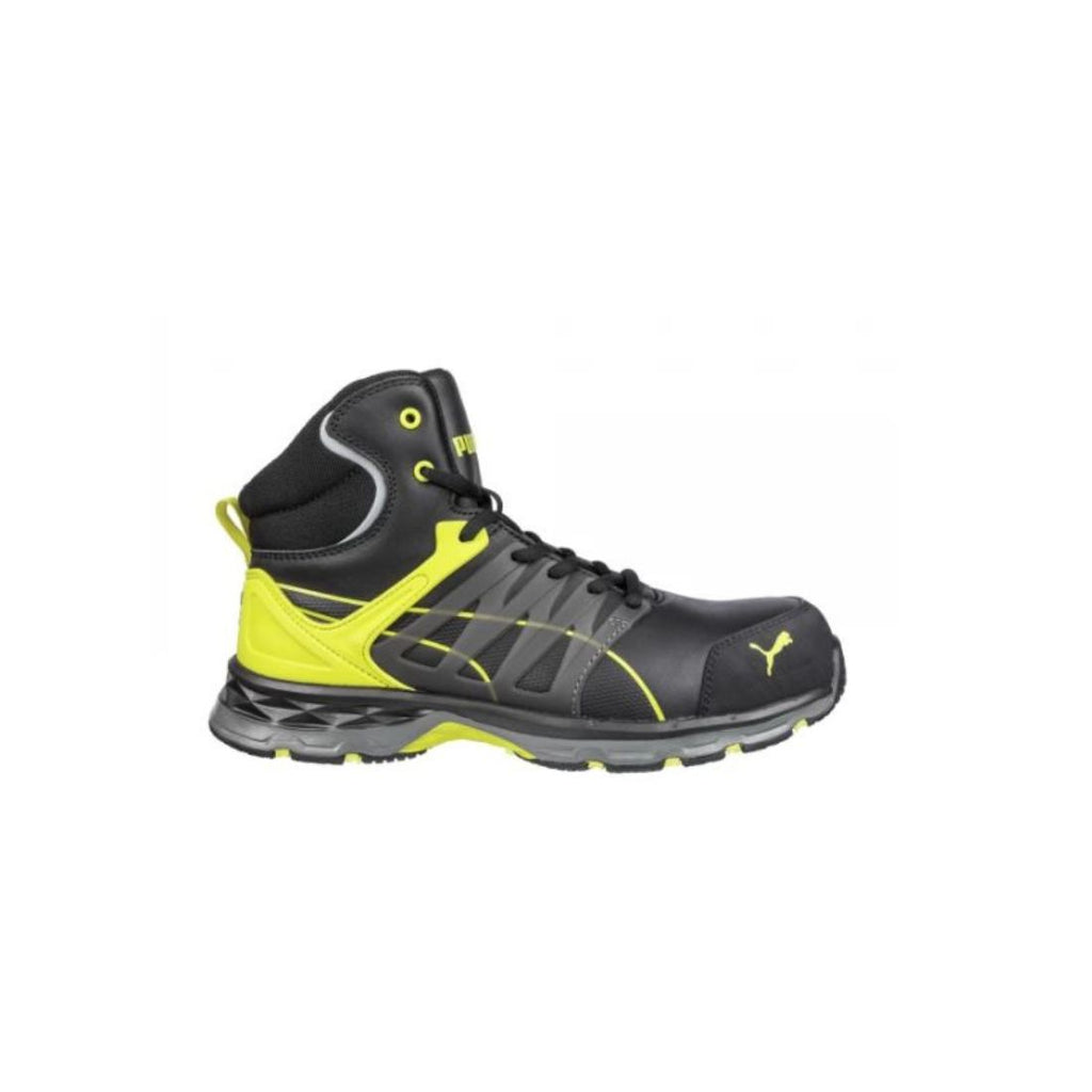 Puma S3 ESD HRO SRC Velocity 2.0 Mid Ankle Safety Shoes Yellow in UAE
