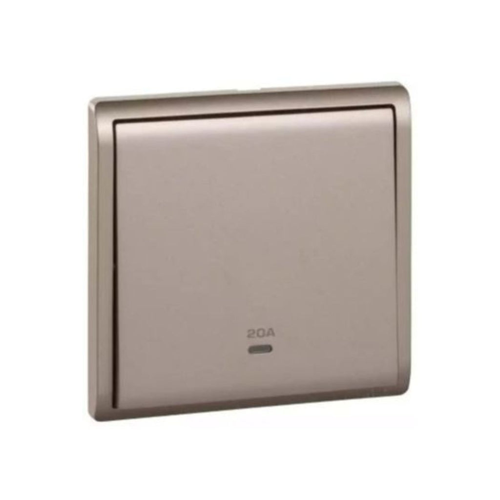 Schneider Electric 1 Gang 2 Pole Switch with Neon 20A 250V in UAE