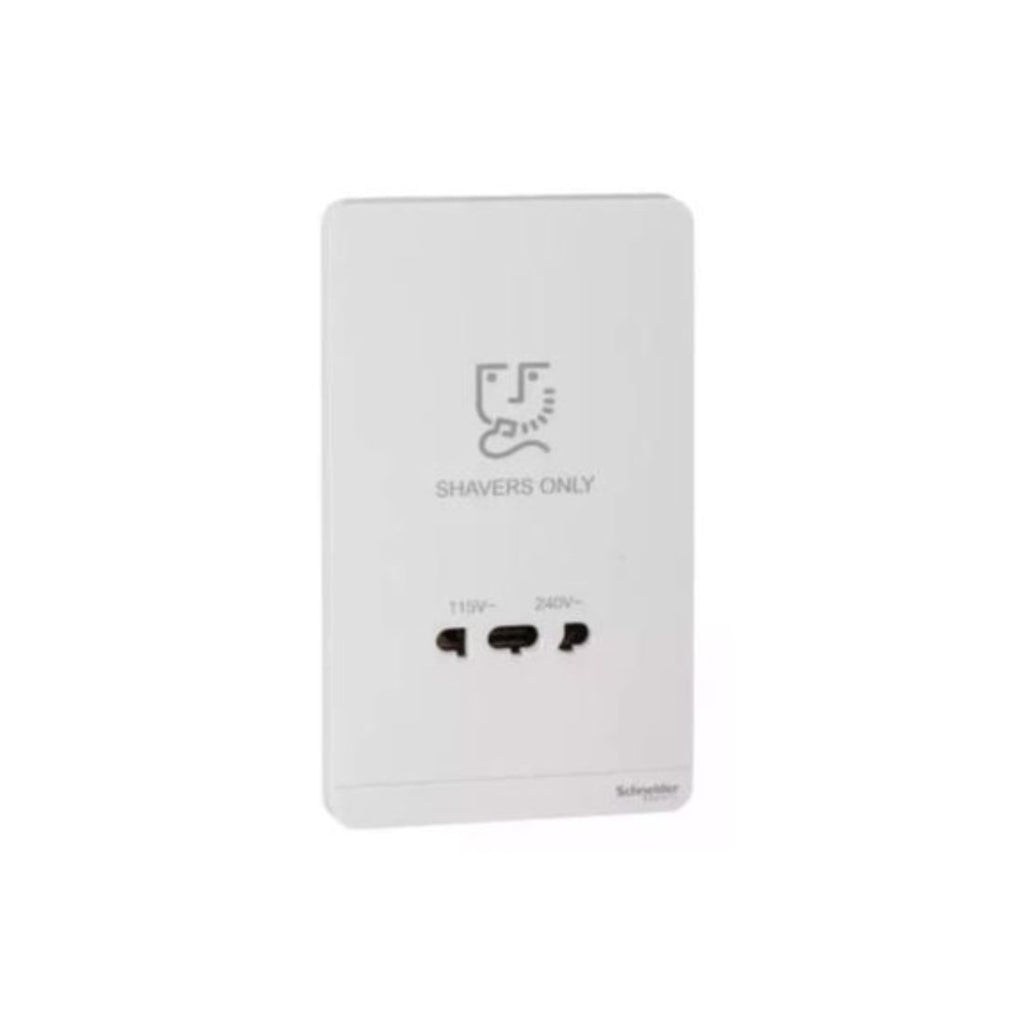 Schneider Electric Shaver Socket 115/240V 20VA White in Dubai, UAE