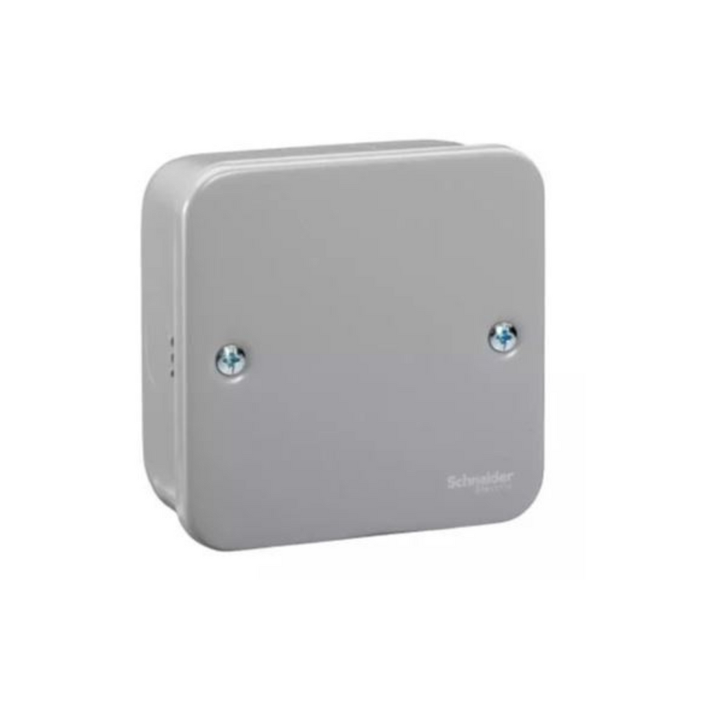 Schneider Electric ESM31X Metal Blank Plate with Box 1 Gang in UAE
