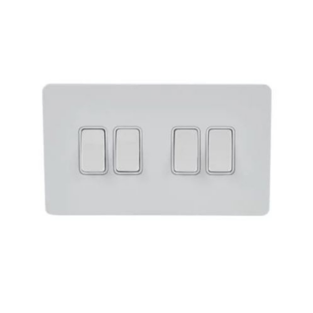Schneider Electric Screwless Flat Plate Rocker Plate Switch in UAE