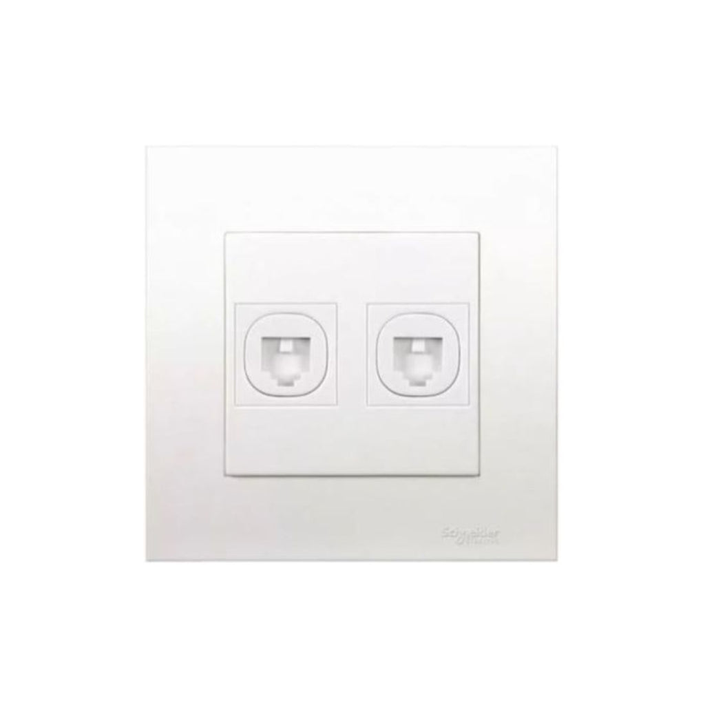 Schneider Electric Telephone Outlet with Shutter in Dubai, UAE