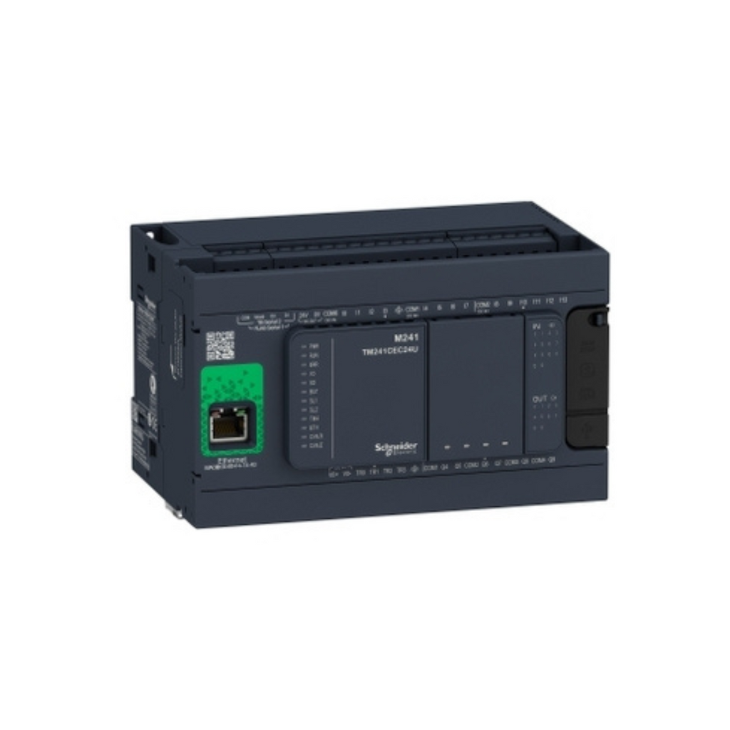Schneider Electric Modicon M241 Logic Controller 24 I/O Relay Ethernet ...