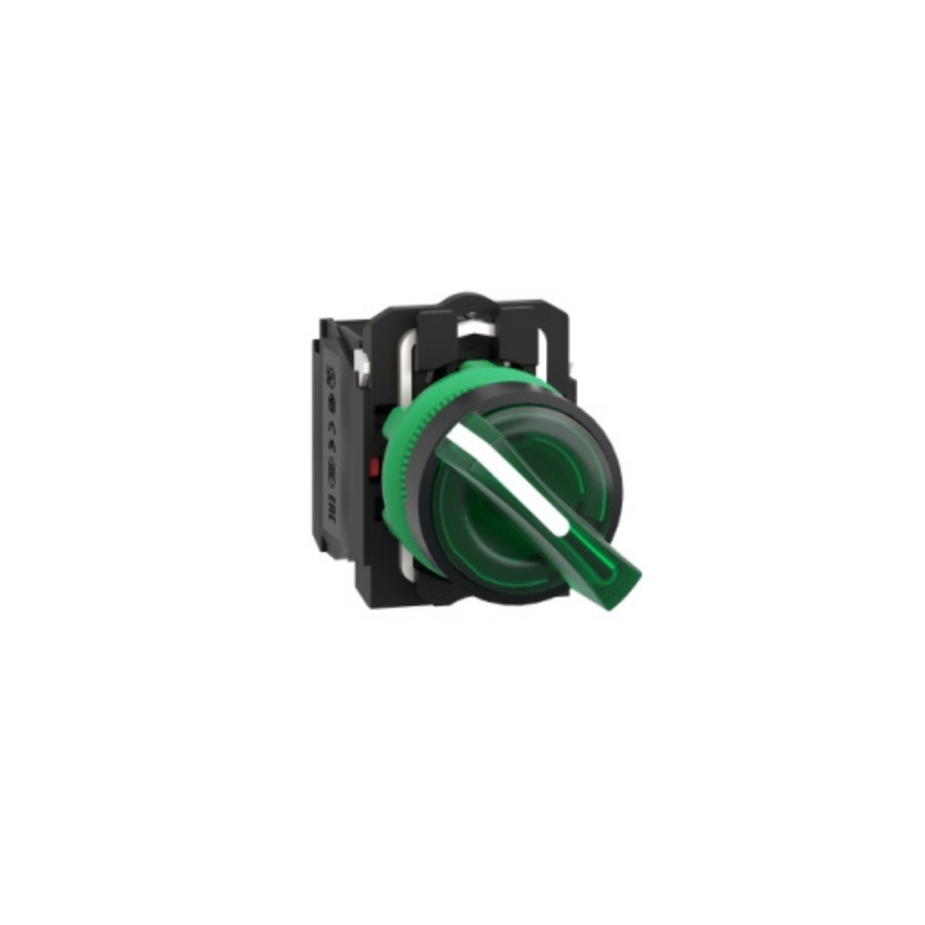Schneider Green Illuminated Selector Switch Ø22 in Dubai, UAE