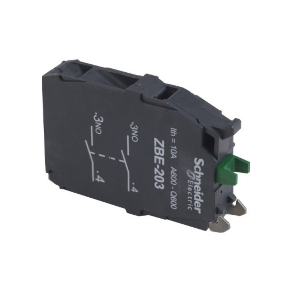 Schneider Electric Double Contact Block's for Head 2NO ZBE203 in UAE