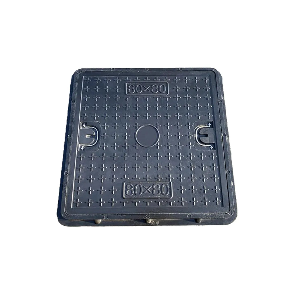 Steorra HD Fiber Manhole Cover 80 X 80, Black in Dubai, UAE