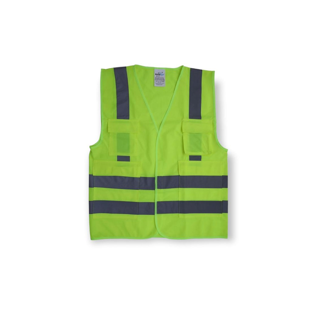 Vaultex CKT Executive Fabric Vest 110GSM Yellow in Dubai | UAE, NQCART