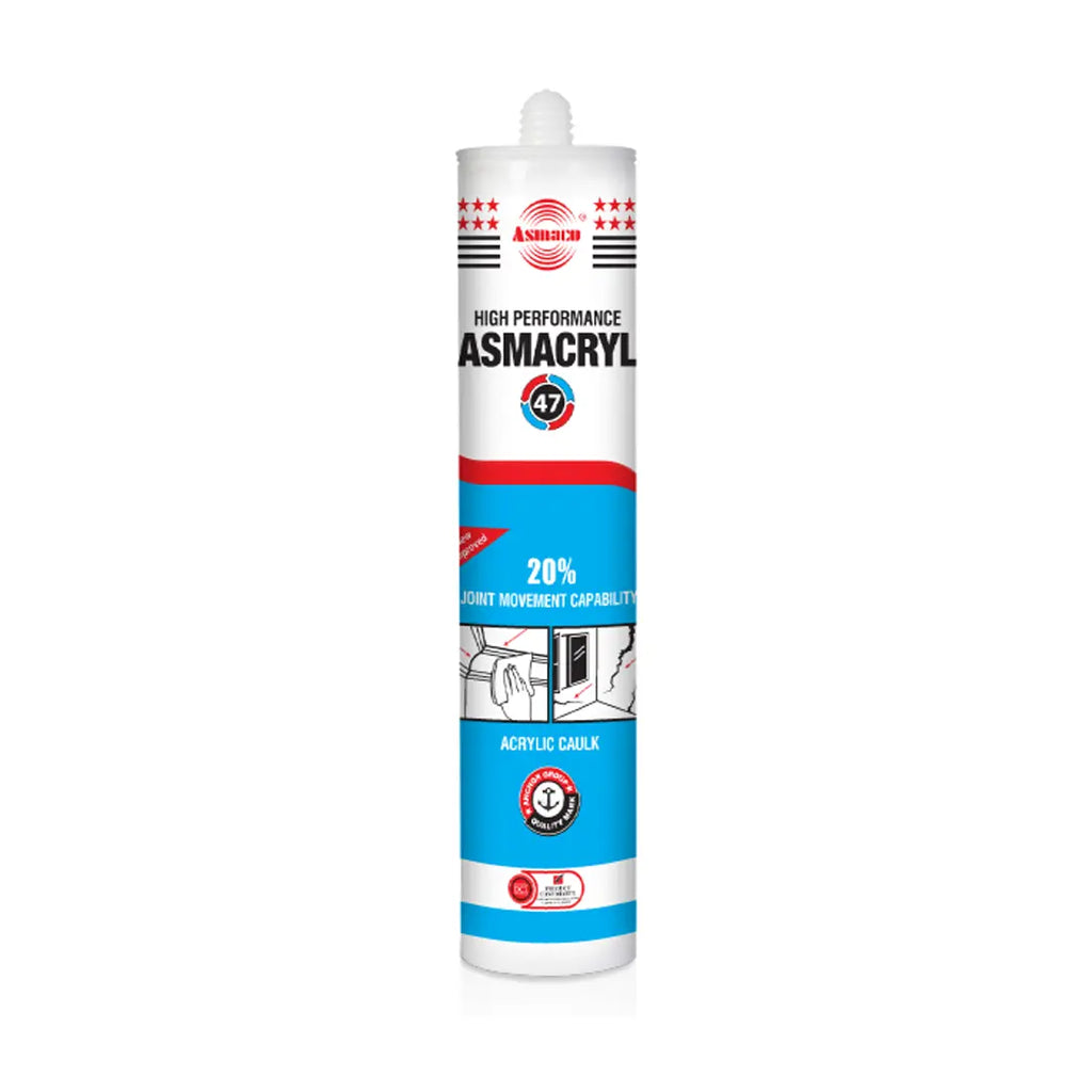 Asmaco Asmacryl 47 Acrylic Duct Sealant Clear in Dubai | UAE, NQCART