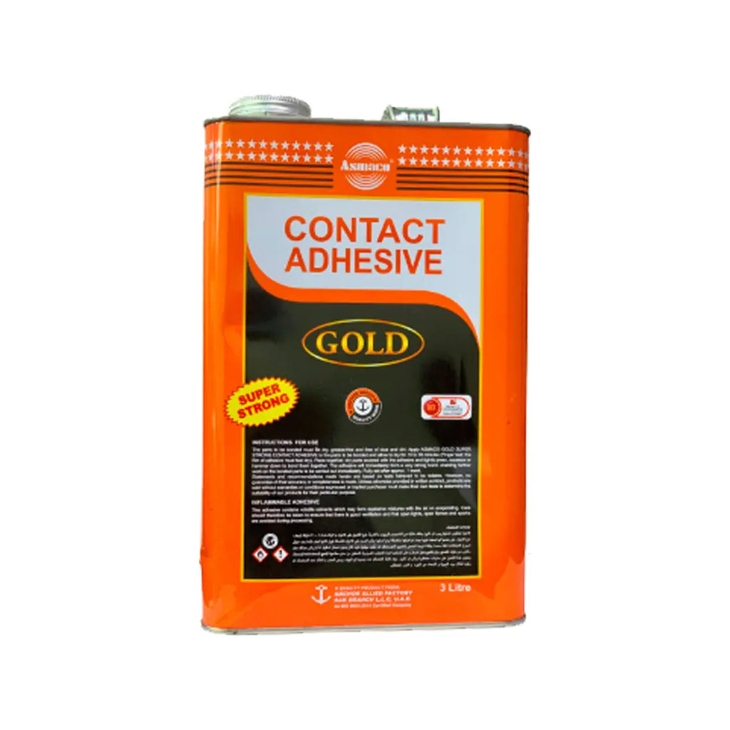 Asmaco Gold Strong Contact Adhesive Glue 3L in Dubai | UAE, NQCART