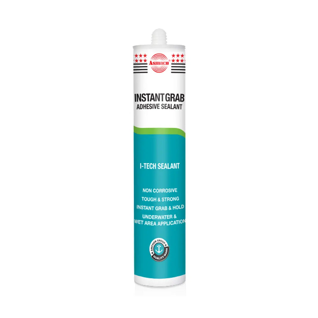 Asmaco Instant Grab Adhesive Sealant 280ml White in Dubai | UAE NQCART